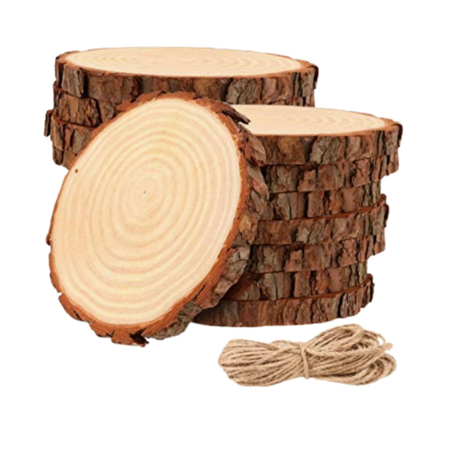 How To Make DIY Wood Slice Ornaments (Two Ways) | B Vintage Style