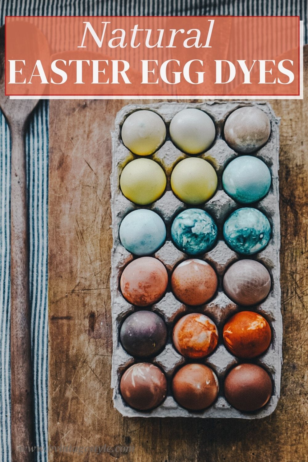 How To Make Natural Egg Dyes For Easter | B Vintage Style