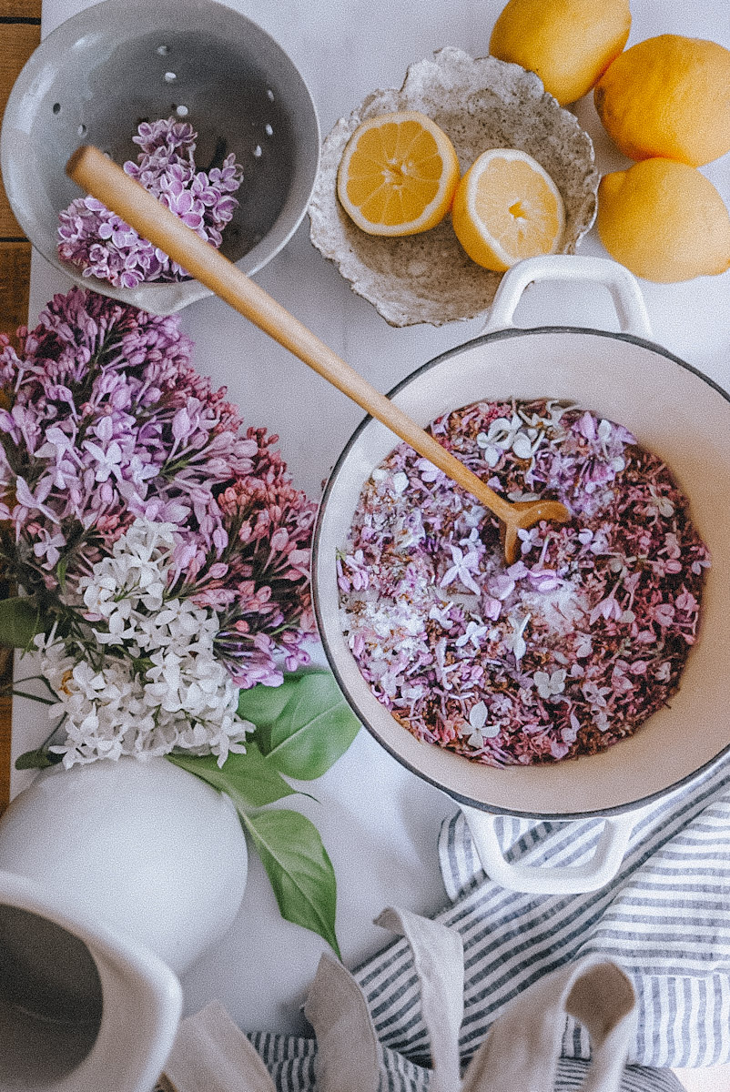 Easy Homemade Lilac Syrup Recipe | B Vintage Style