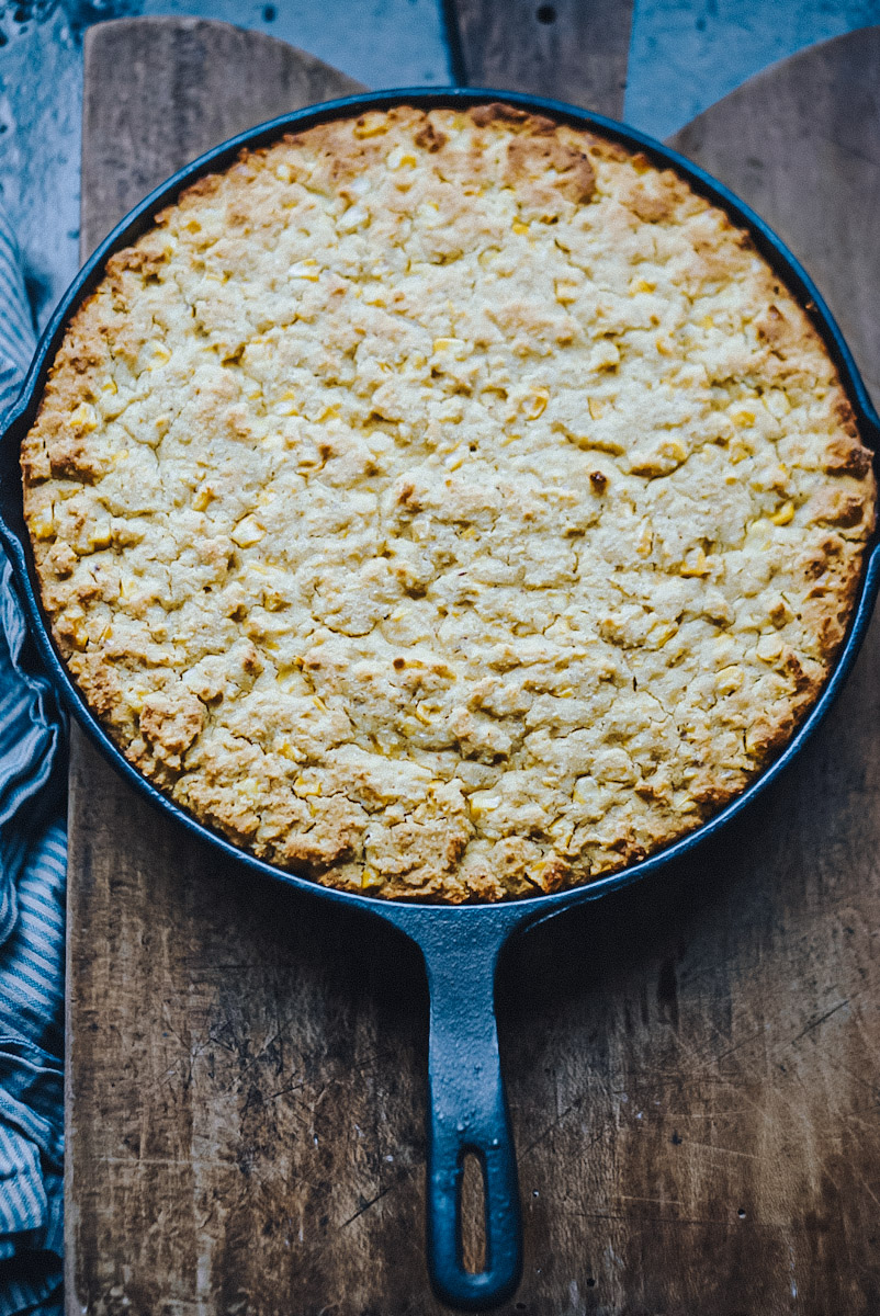 Cast Iron Skillet Cornbread | B Vintage Style