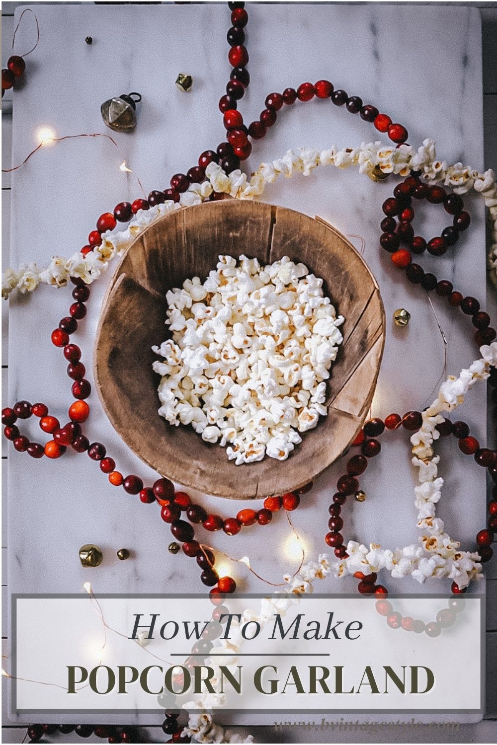 How To Make Popcorn Garland | B Vintage Style