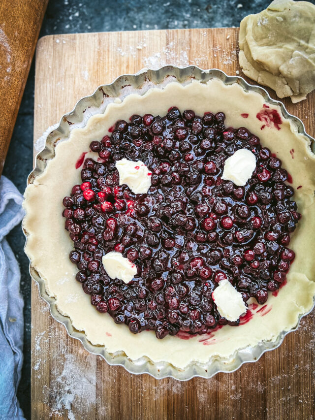 Saskatoon Berry Pie