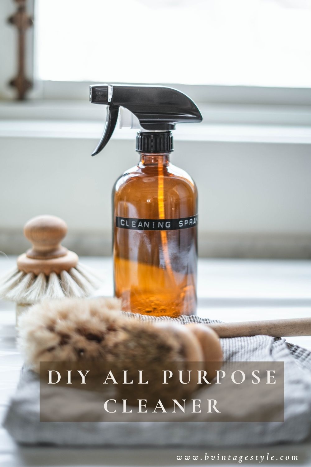 How To Make Homemade All-Purpose Cleaner - 2 Methods | B Vintage Style